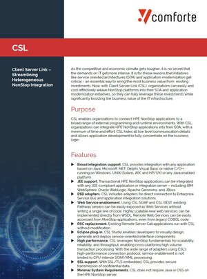 CSL Fact sheet | Resources | comforte